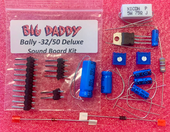 Bally AS-2518-32 or AS-2518-50 Pinball Deluxe Sound Board Repair Kit ...